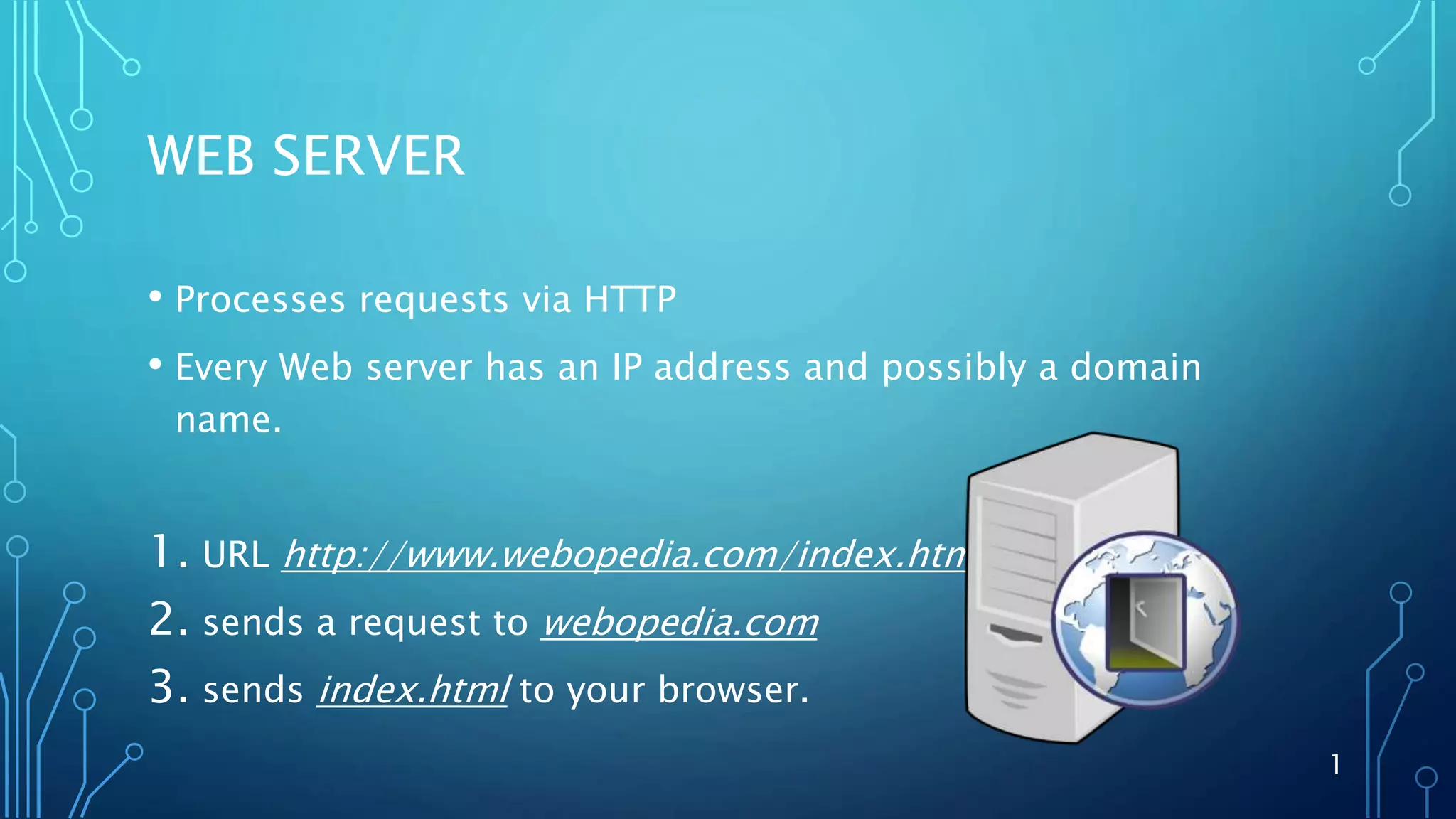 Web Servers(IIS, NGINX, APACHE) | PPT Web Servers(IIS, NGINX, APACHE) | PPT