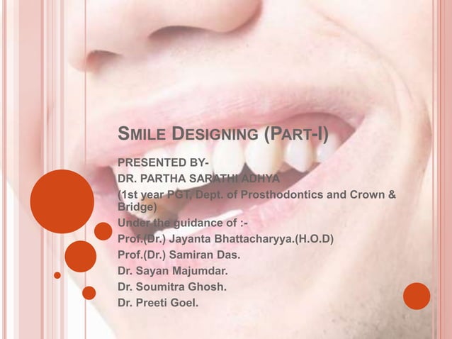 Smile Designing | PPTX | Oral care | Personal Care
