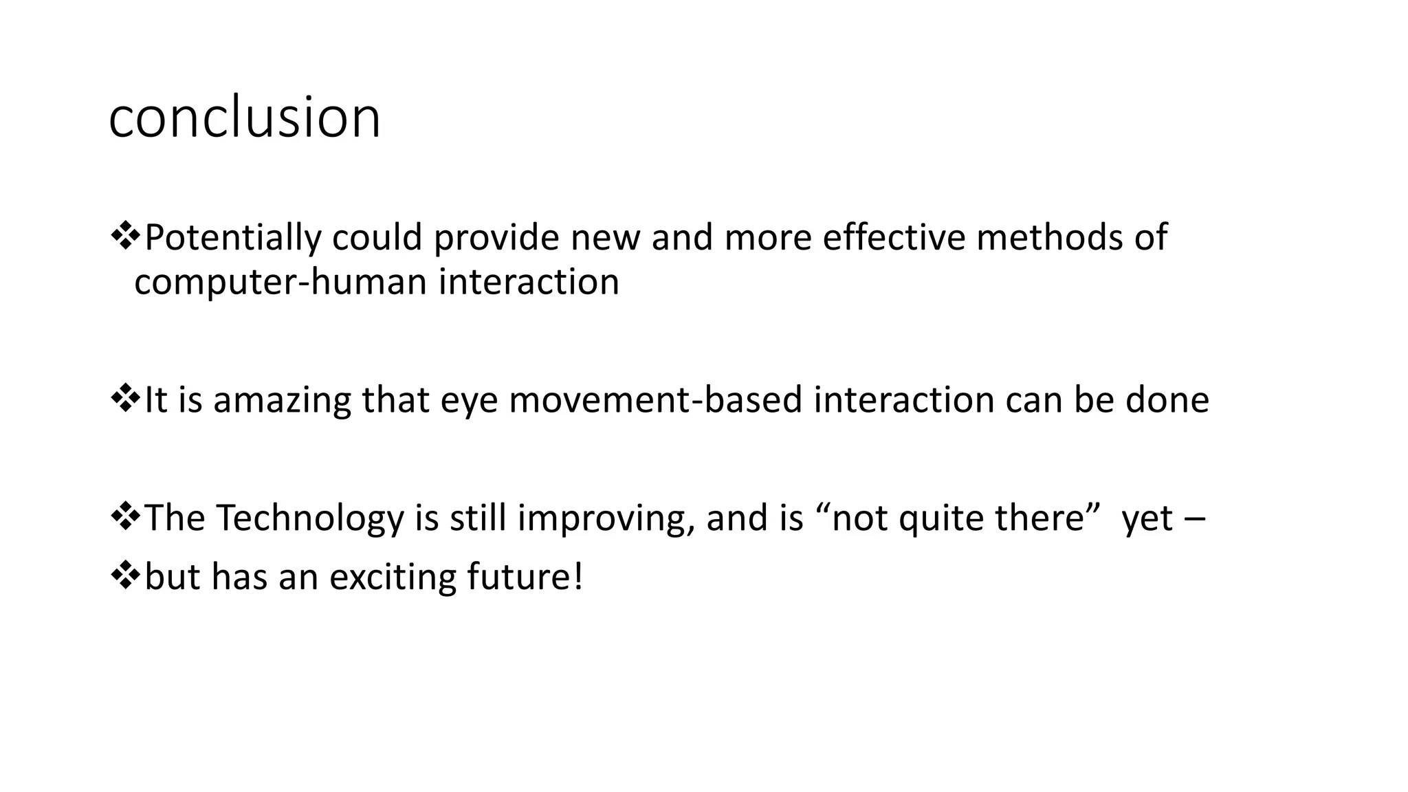 EYE TRACKING TECHNOLOGY | PPTX