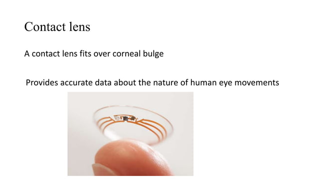 EYE TRACKING TECHNOLOGY | PPTX