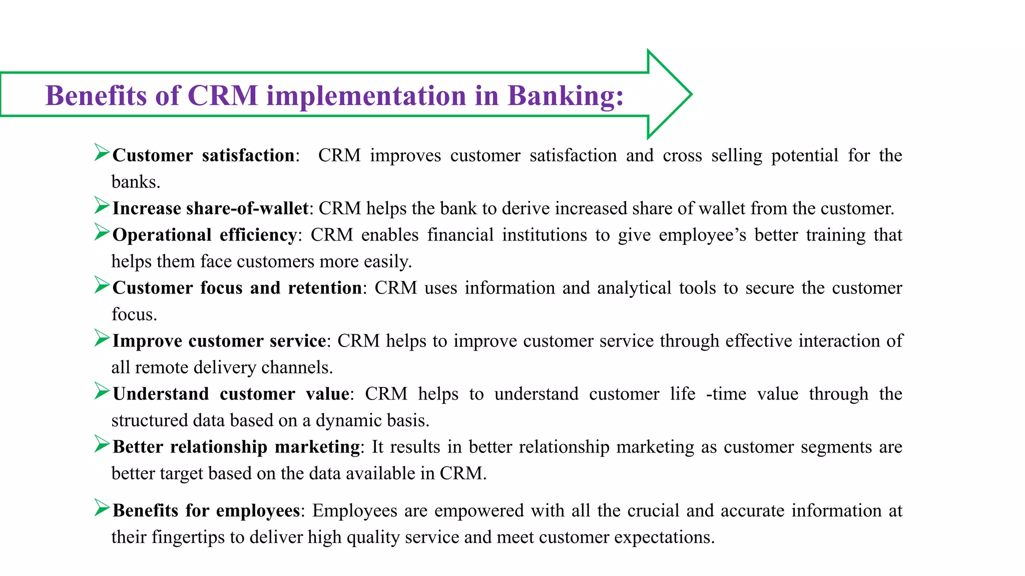 customer relationship management in banking sector | PPTX