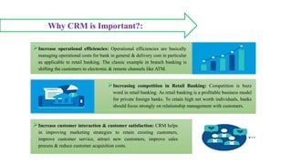 customer relationship management in banking sector | PPTX