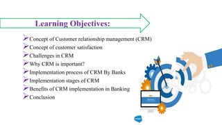 customer relationship management in banking sector | PPTX