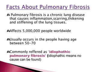 Pulmonary Fibrosis | PPTX