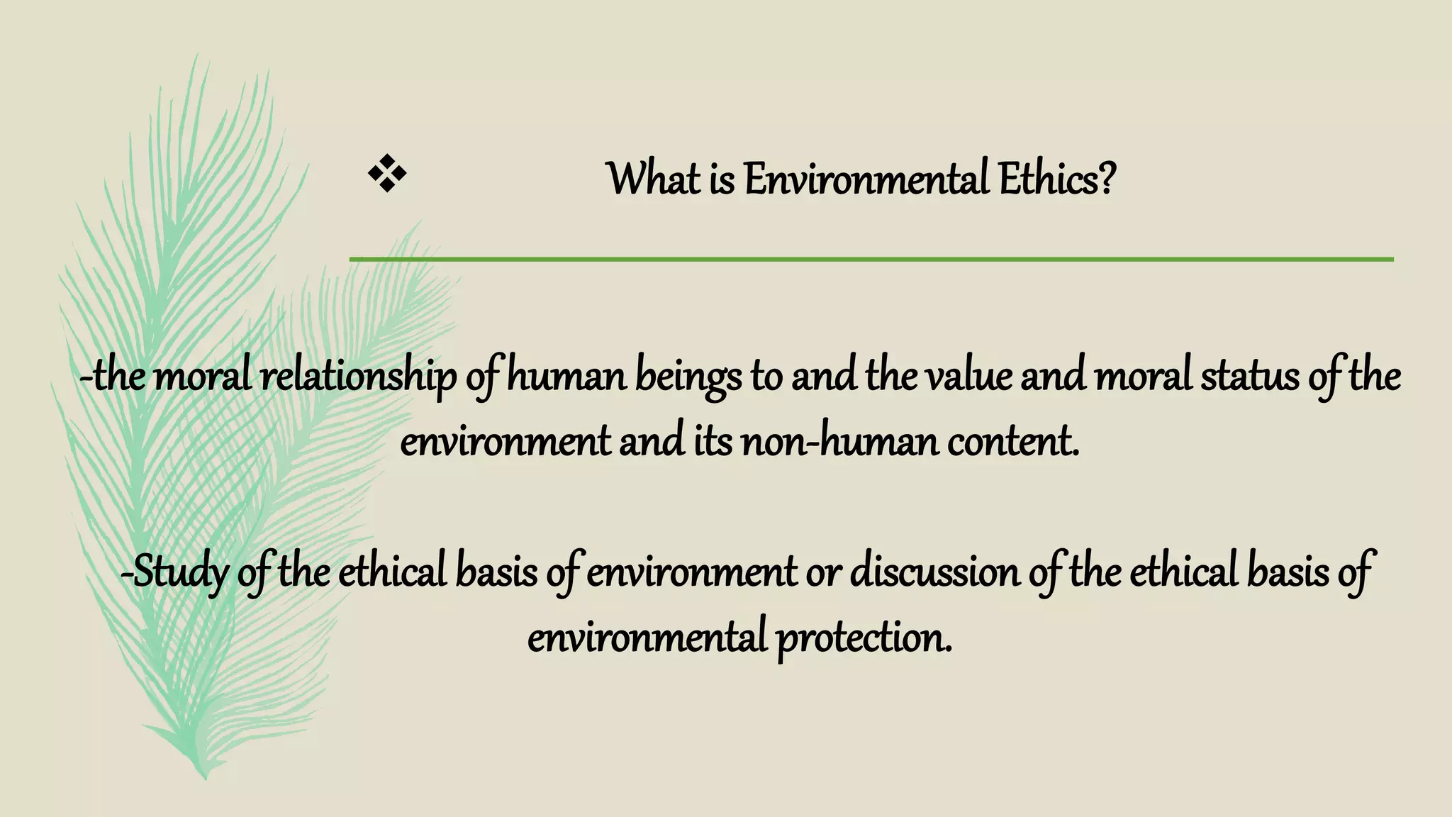 Environmental Ethics, issues and possible solutions | PPTX