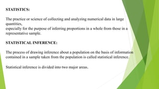 statistics linear progression | PPTX