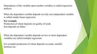 statistics linear progression | PPTX