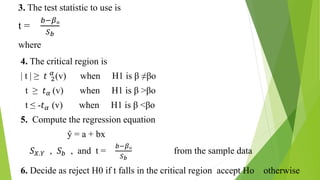 statistics linear progression | PPTX