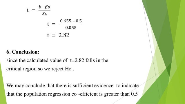 statistics linear progression