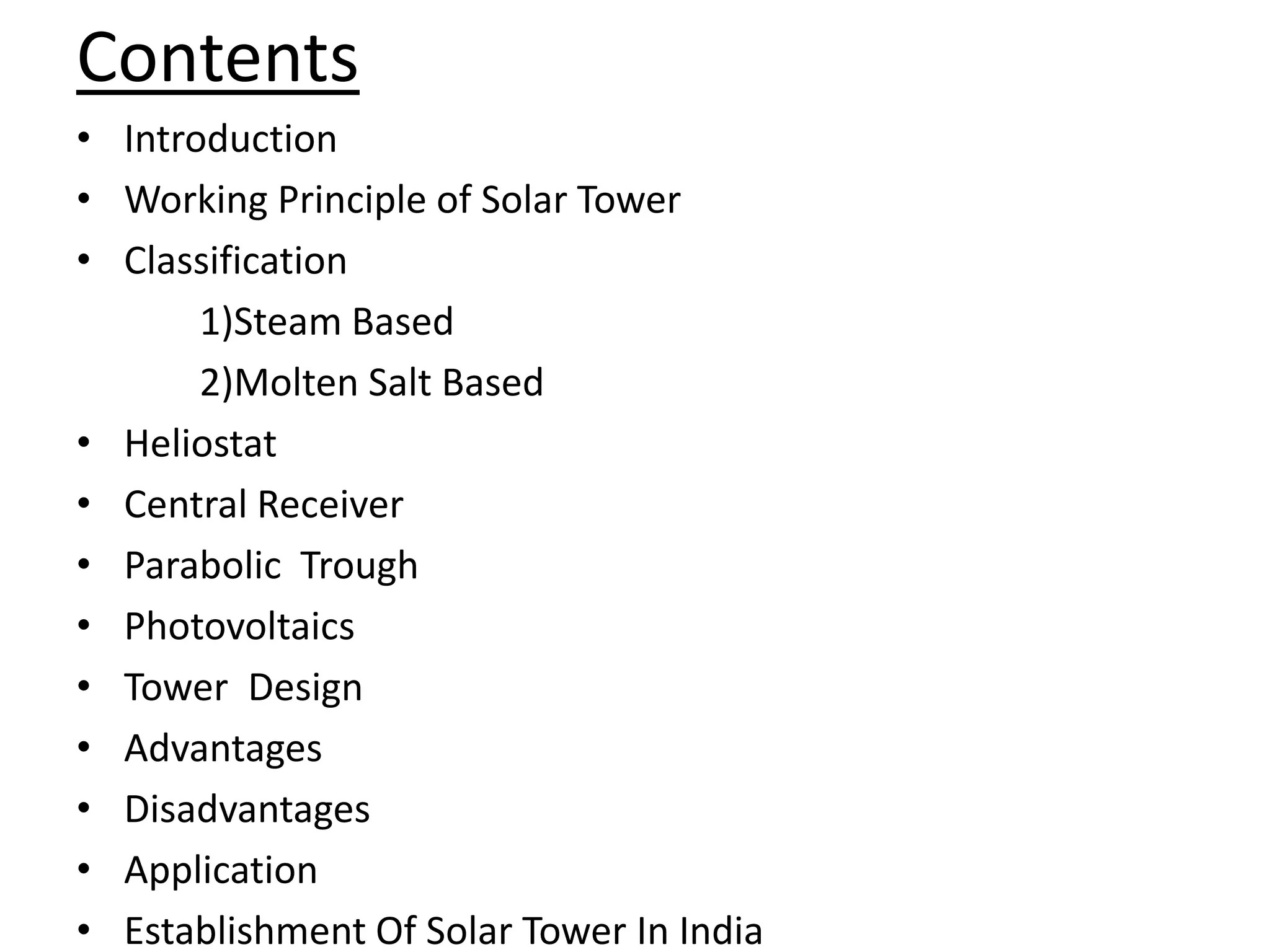 solar power tower | PPTX