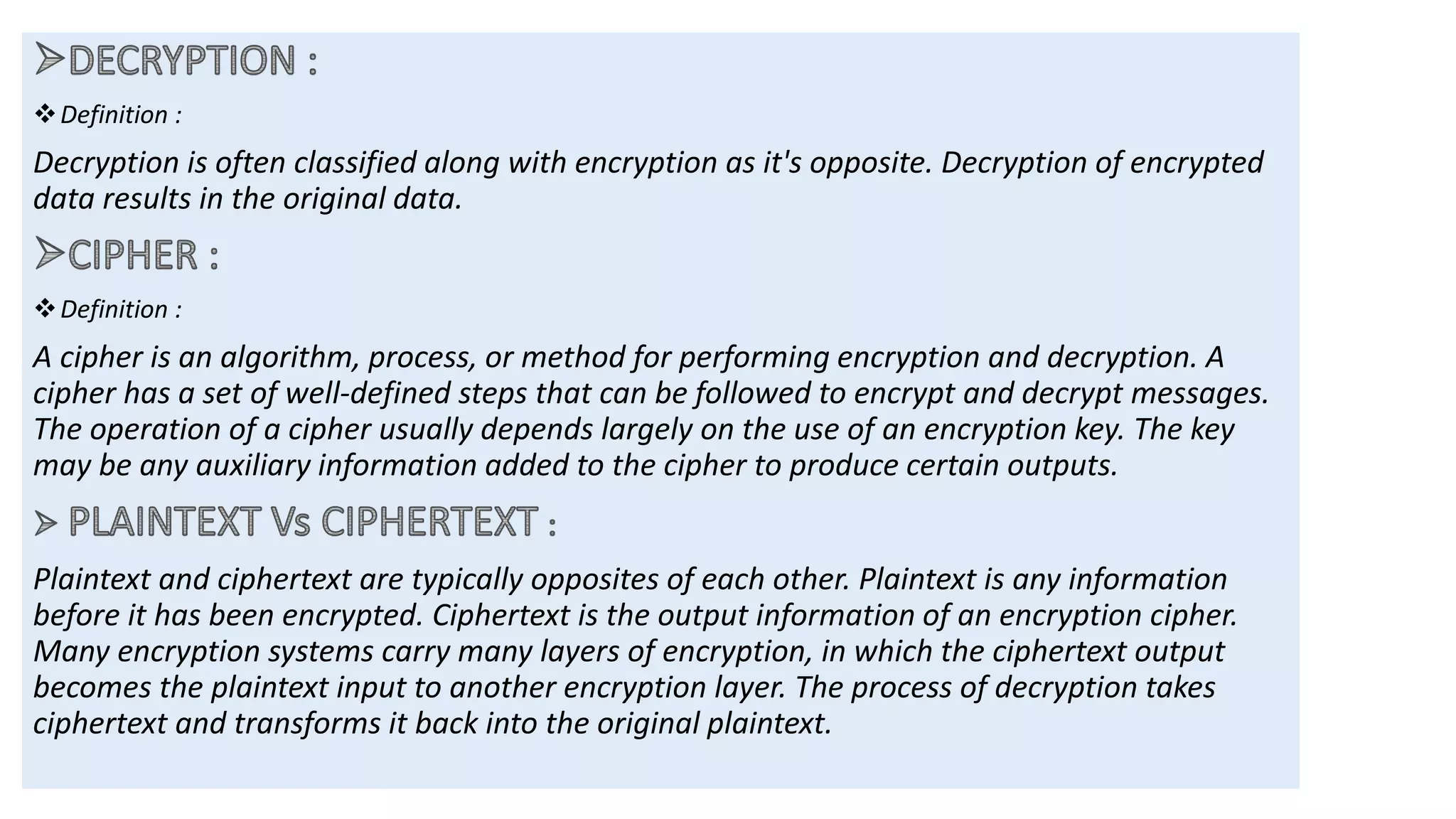 CRYPTOGRAPHY AND NETWORK SECURITY | PPTX