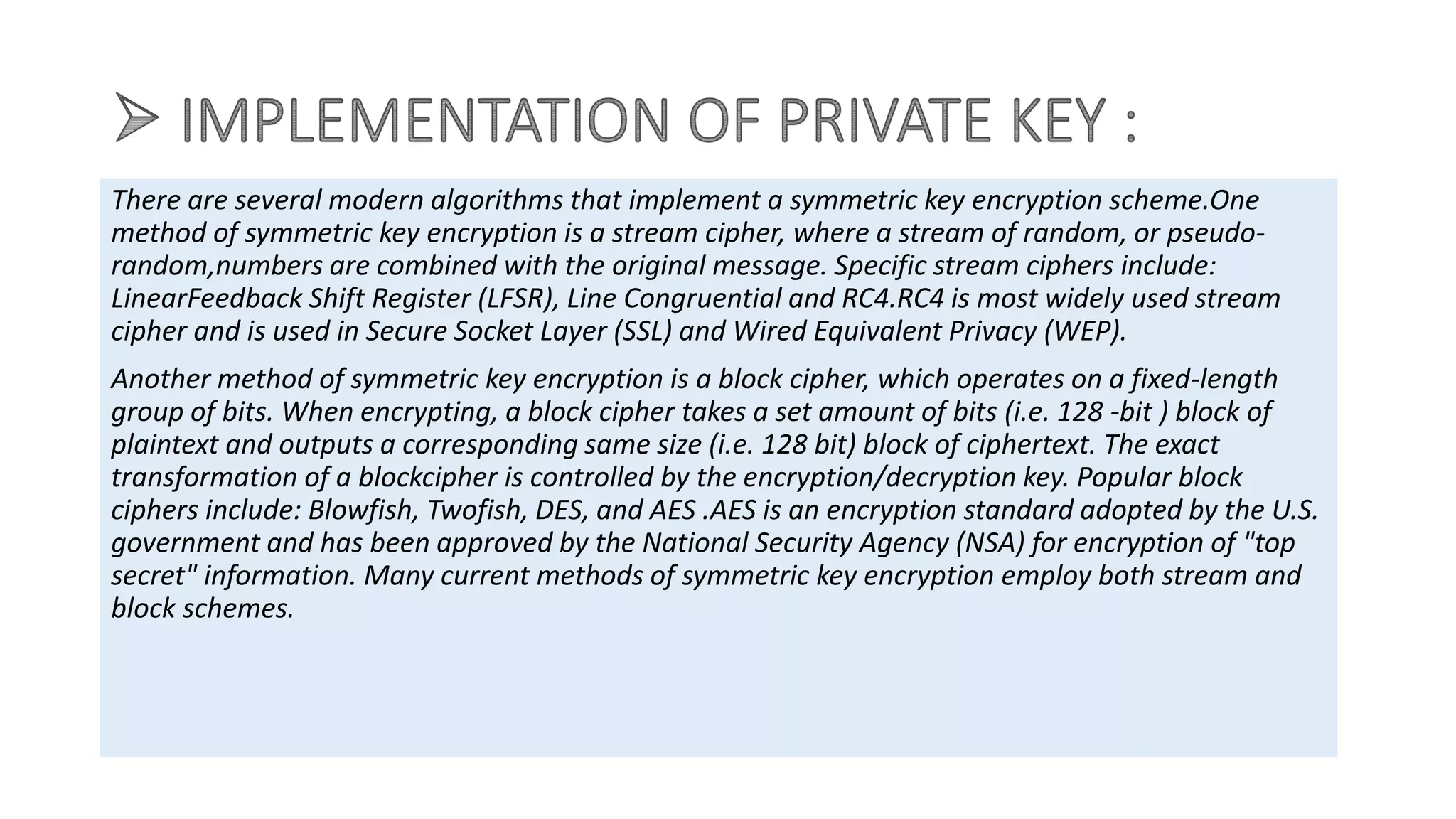 CRYPTOGRAPHY AND NETWORK SECURITY | PPTX