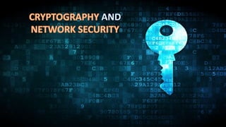 CRYPTOGRAPHY AND NETWORK SECURITY | PPTX