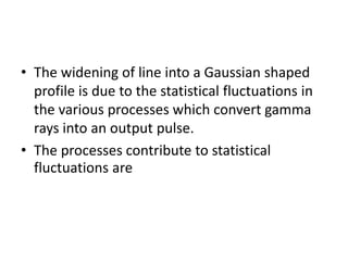STUDY OF LINEARITY OF GAMMA RAY SPECTROMETER | PPTX