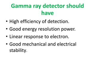 STUDY OF LINEARITY OF GAMMA RAY SPECTROMETER | PPTX
