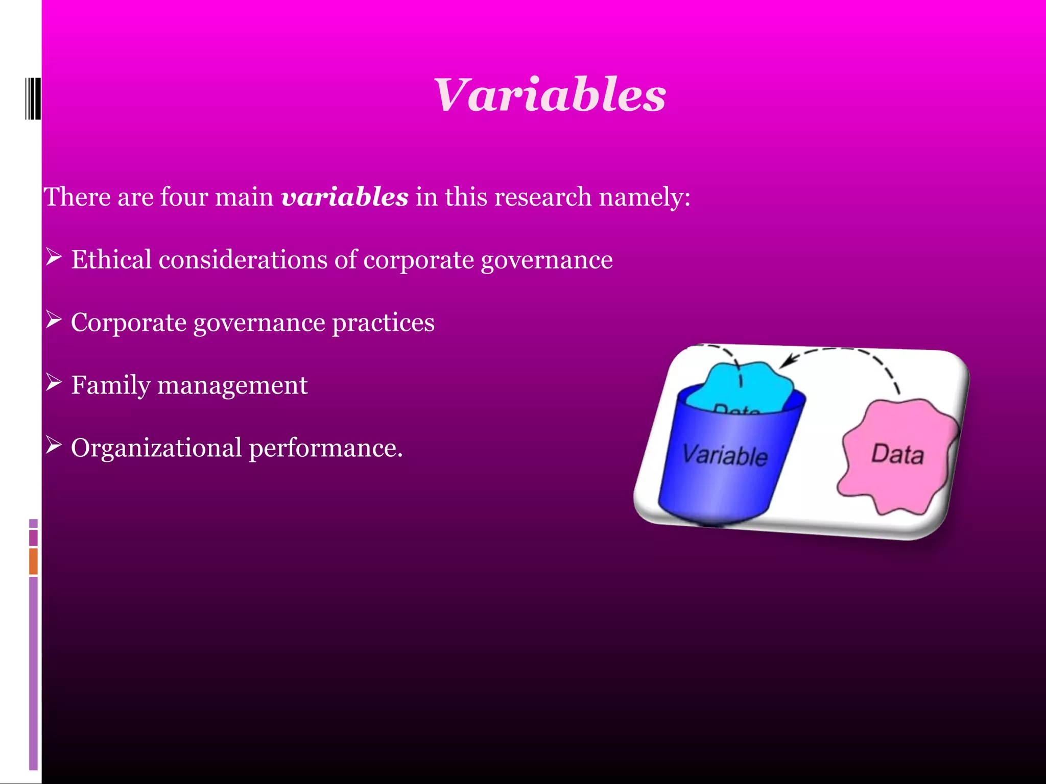 ethical considerations of corporate governance | PPT