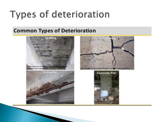 deterioration of bridge | PPTX