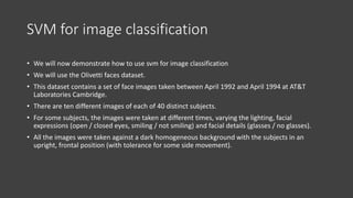 SVM | PPTX | Web Development | Internet