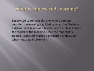 Machine Learning | PPTX