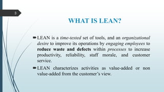8 WASTES IN LEAN MANUFACUTING & OVERVIEW OF VSM | PPTX