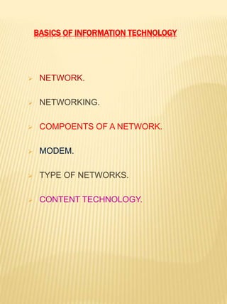 basics information of technology | PDF