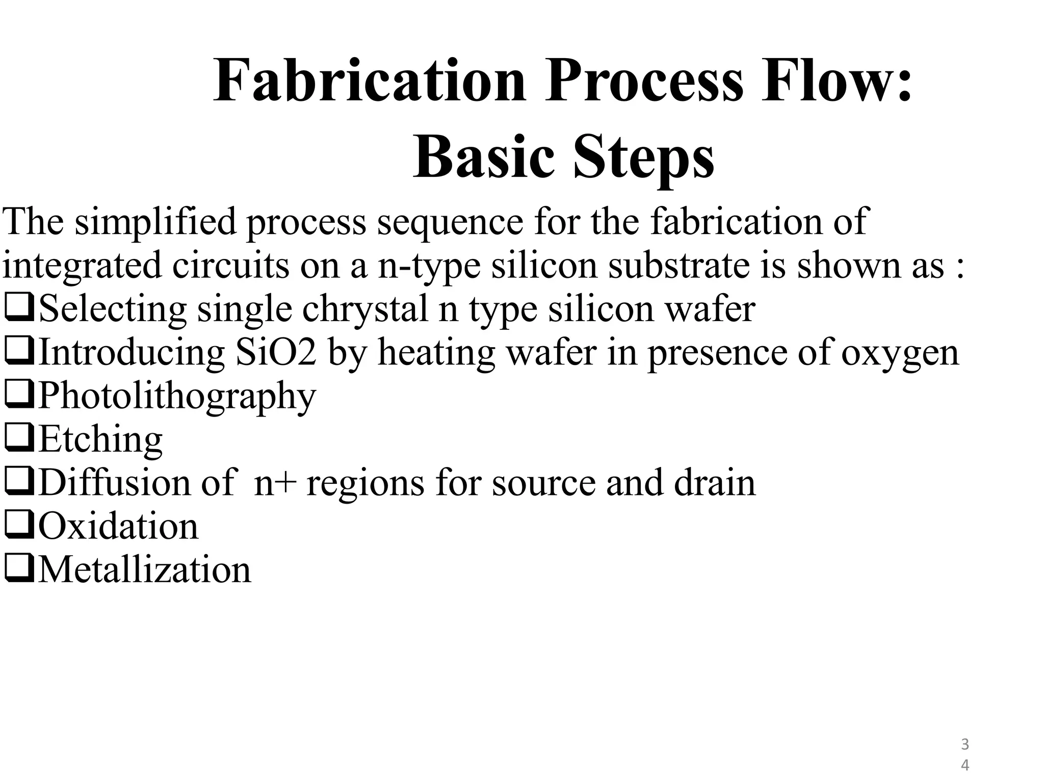 MOSFET(ABOUT,FABRICATION) | PPTX