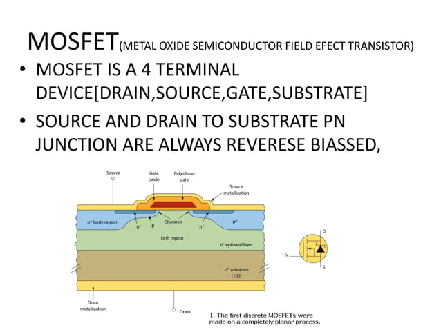 MOSFET(ABOUT,FABRICATION) | PPTX | Chemistry | Science