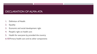 Public health philosophy, policies and administration | PDF