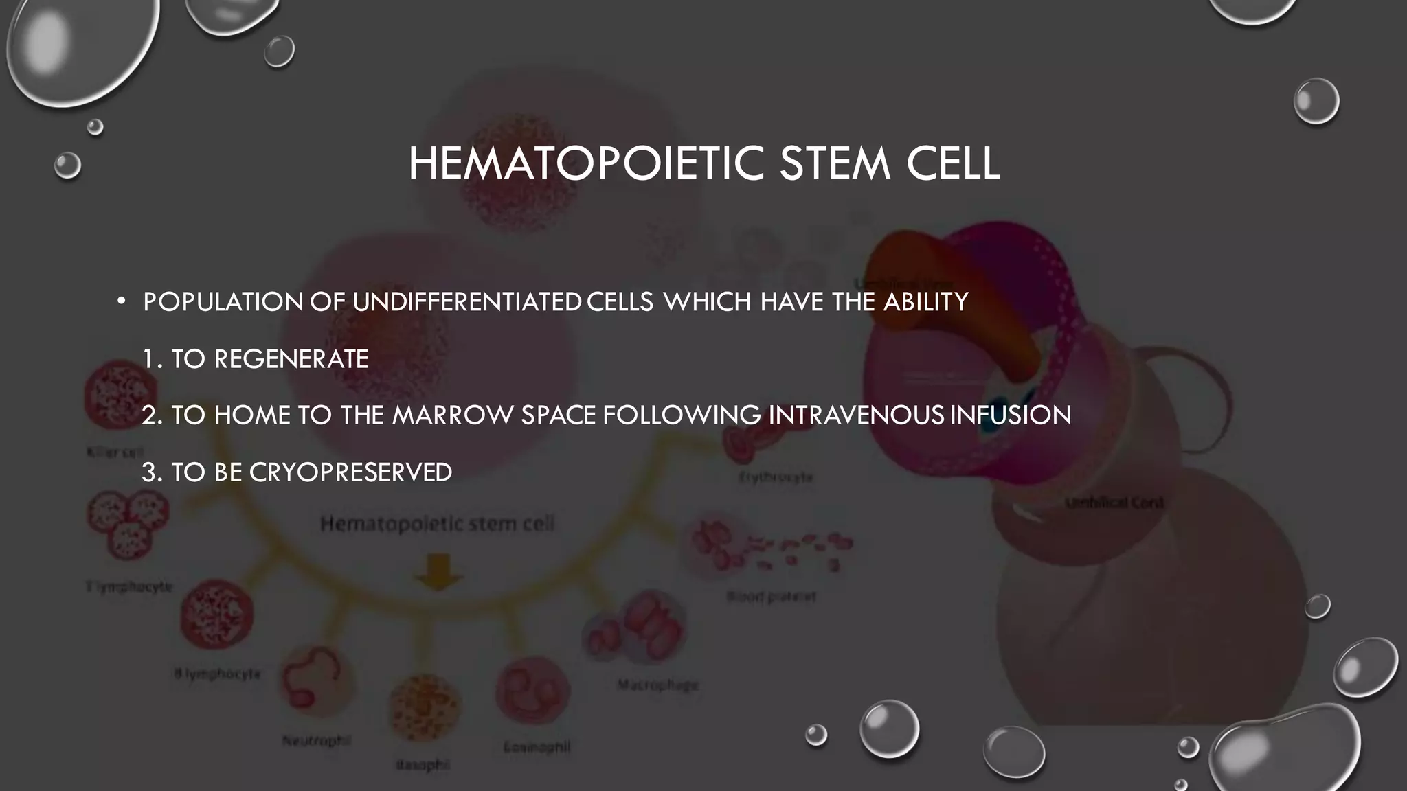 HEMATOPOIETIC STEM CELL TRANSPLANTS IN PEDIATRIC by DR ABHIJEET MANOHAR ...