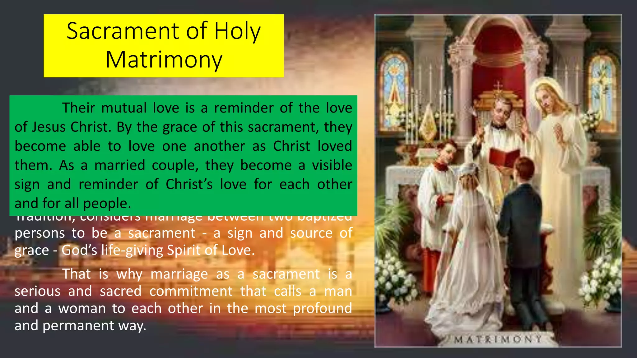 Introduction to Sacraments (Sacraments and Sacramentals) | PPTX