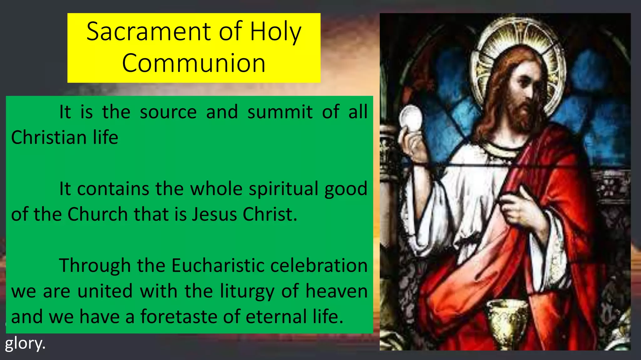 Introduction to Sacraments (Sacraments and Sacramentals) | PPTX