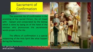 Introduction to Sacraments (Sacraments and Sacramentals) | PPTX