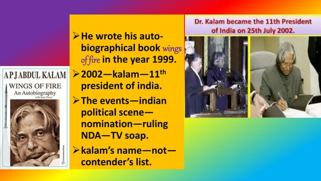 Ppt on APJ Abdul Kalam by kyathi sushma | PPTX | Sikhism | Religion ...
