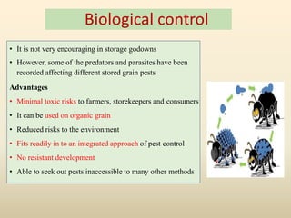 Insecticide resistance management strategies in Stored grain pests | PPTX