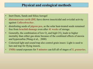 Insecticide resistance management strategies in Stored grain pests | PPTX
