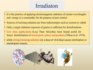 Insecticide resistance management strategies in Stored grain pests | PPTX