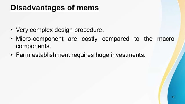 Micro Electro Mechanical System | PPT
