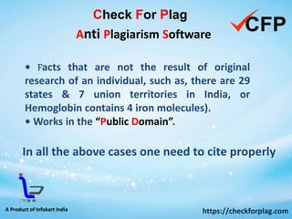 Terminologies related to Plagiarism | PPTX