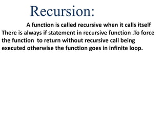 Recursion | PPTX