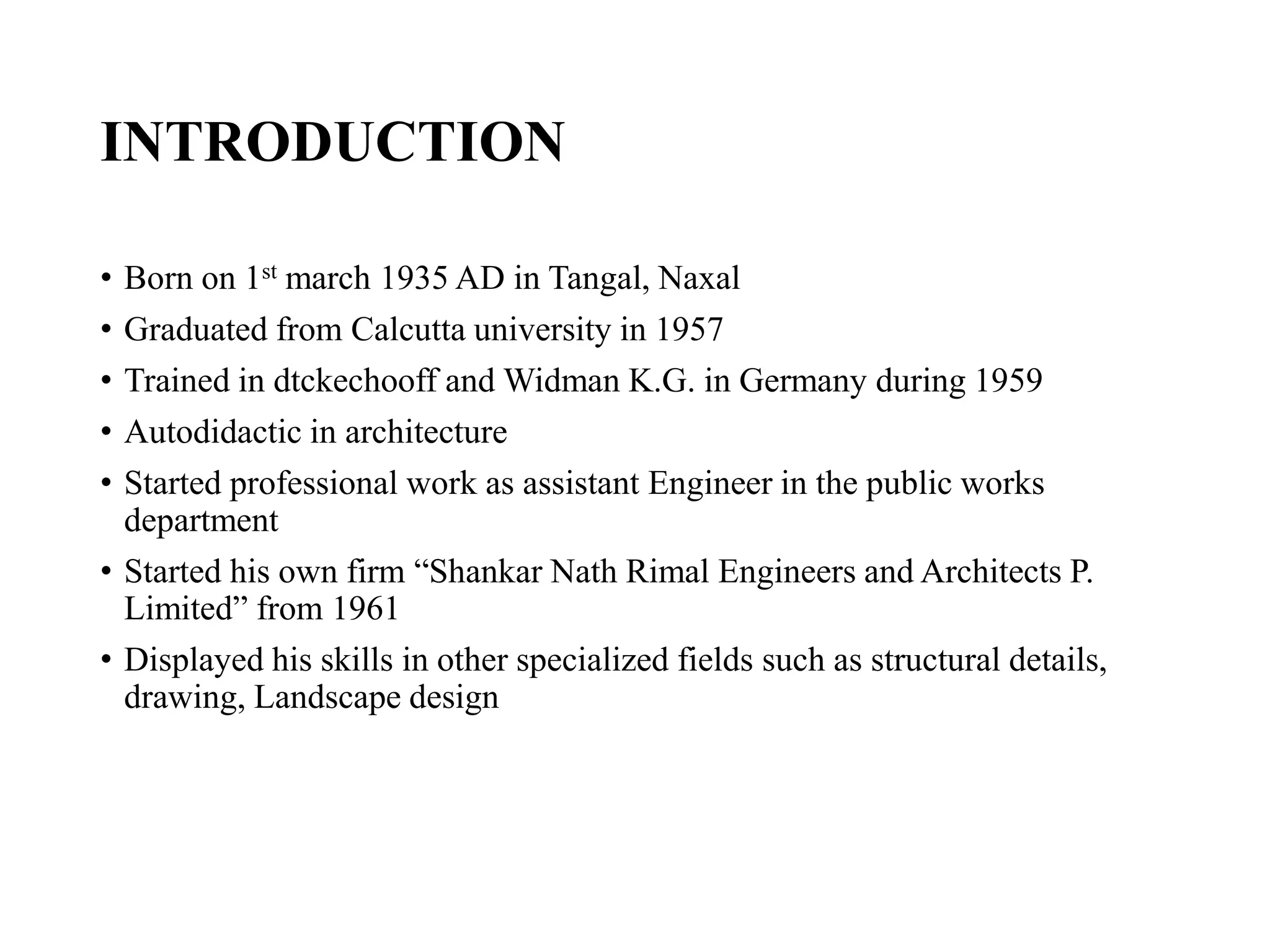 Contemporary Architects Of Nepal | PPTX