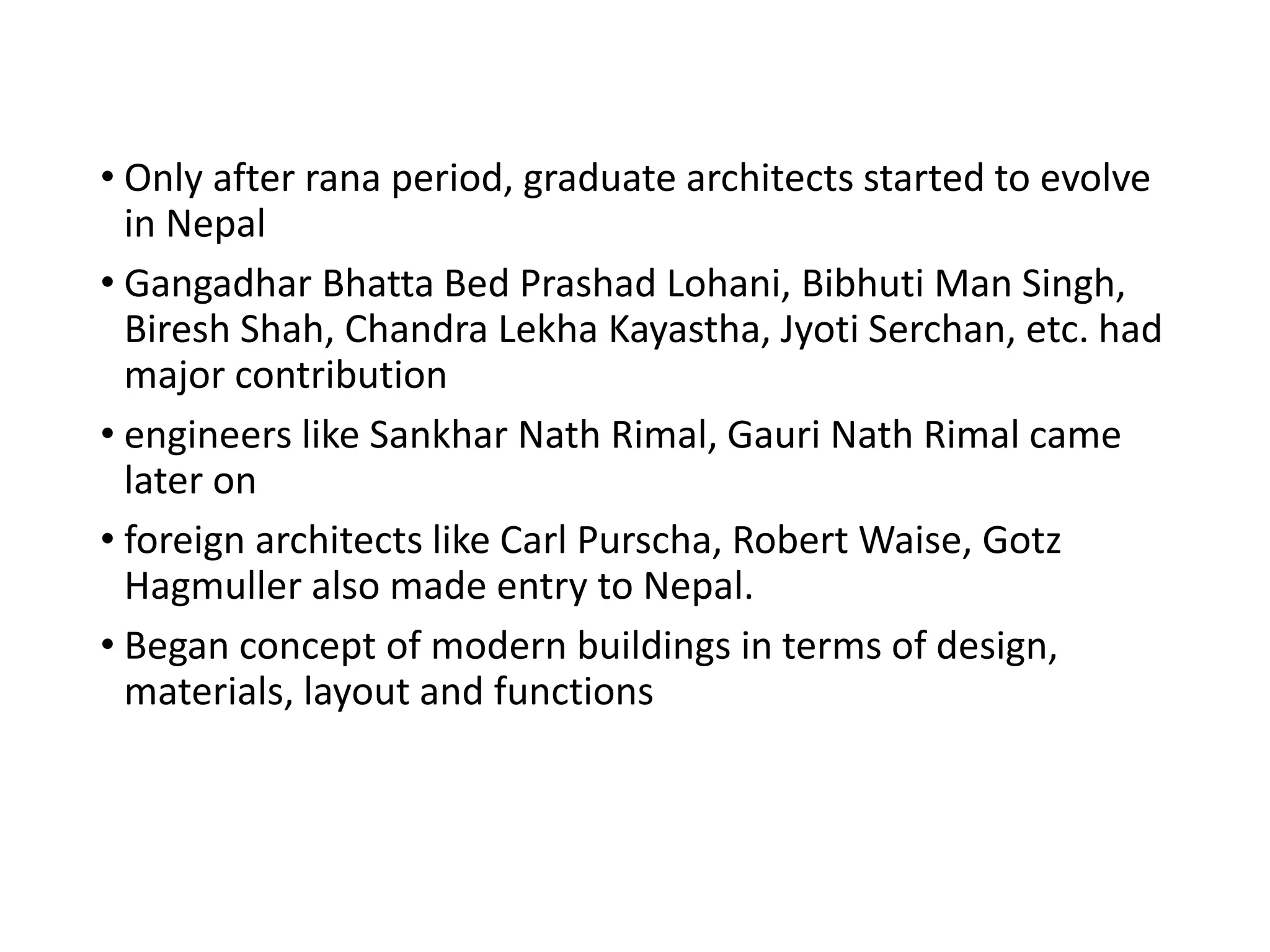 Contemporary Architects Of Nepal | PPTX