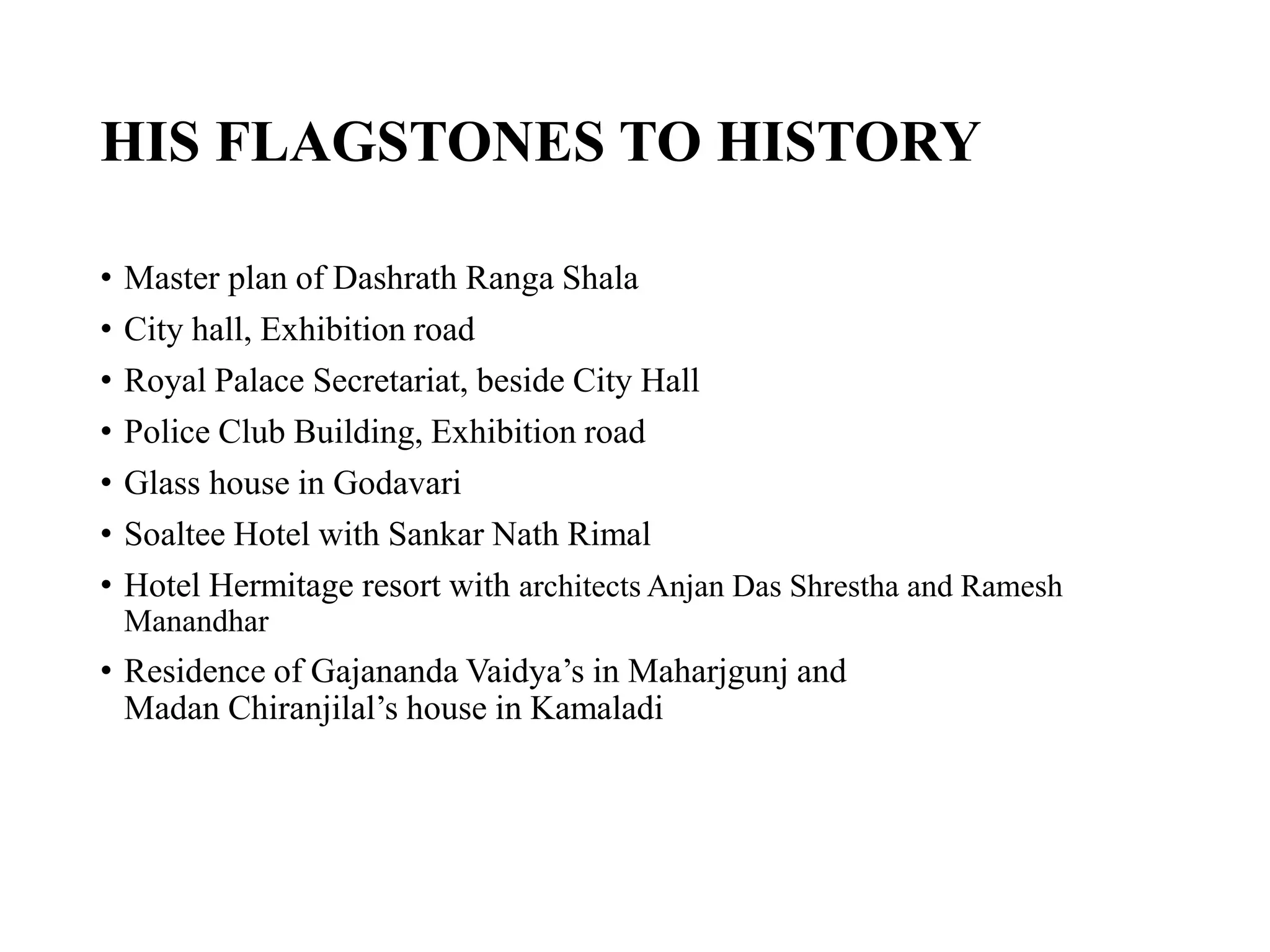 Contemporary Architects Of Nepal | PPTX