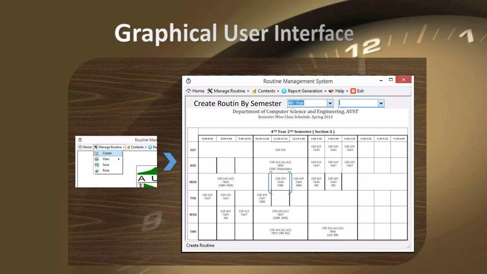 Routine Management System of Ahsanullah University of Science ...