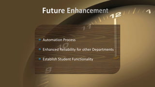 Routine Management System of Ahsanullah University of Science ...