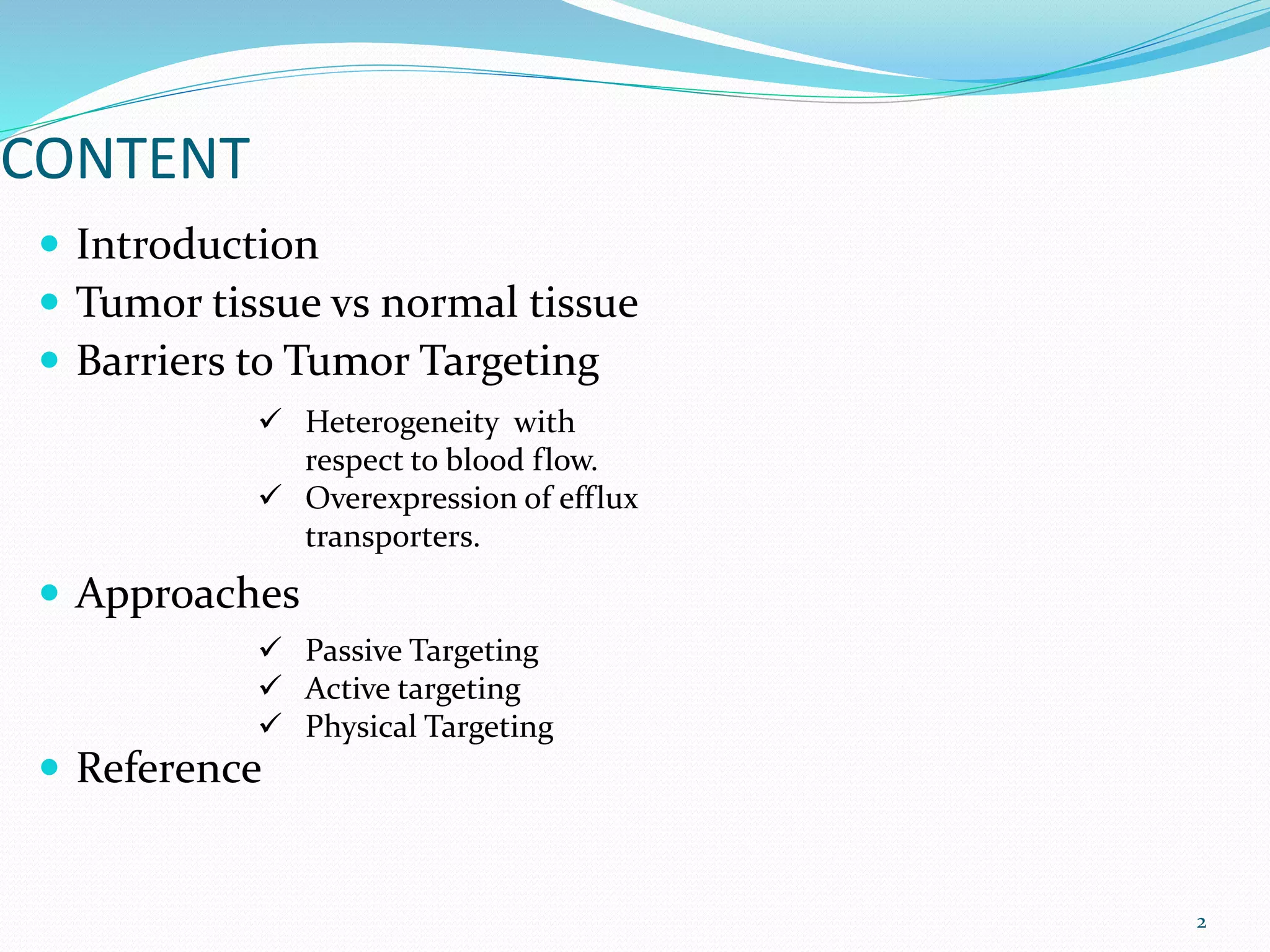 TUMOR TARGETING DRUG DELIVERY | PPTX