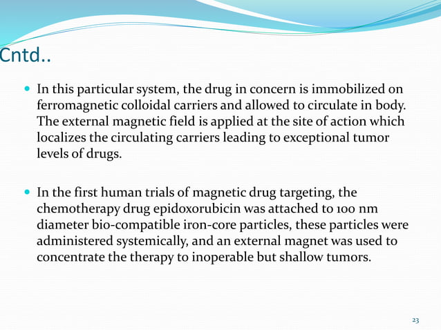 TUMOR TARGETING DRUG DELIVERY | PPTX | Cancer | Diseases and Conditions