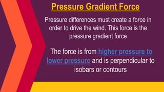 Geostrophic wind & Gradient wind | PPTX