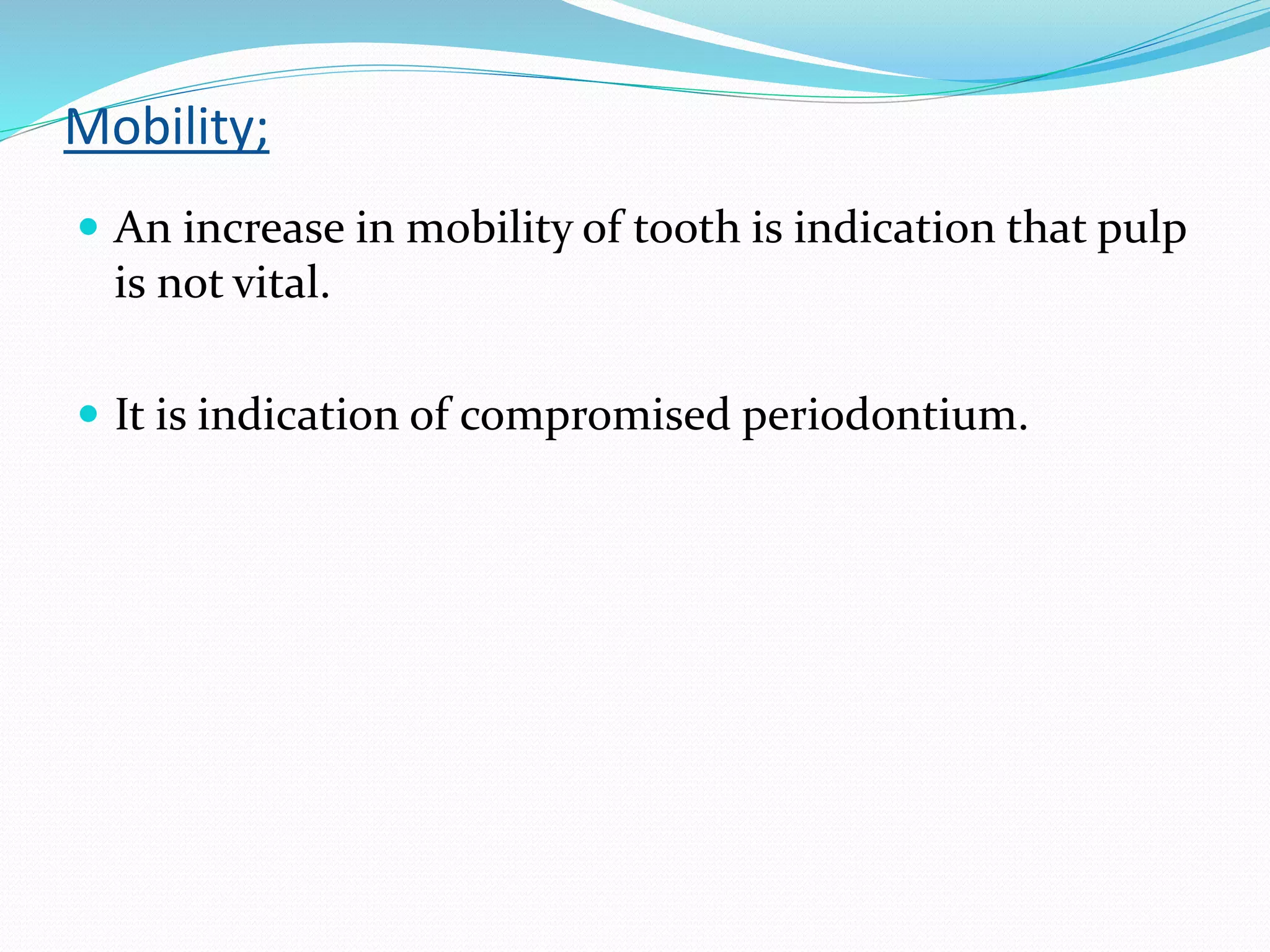 diagnosis of pulpal pathologies | PPTX