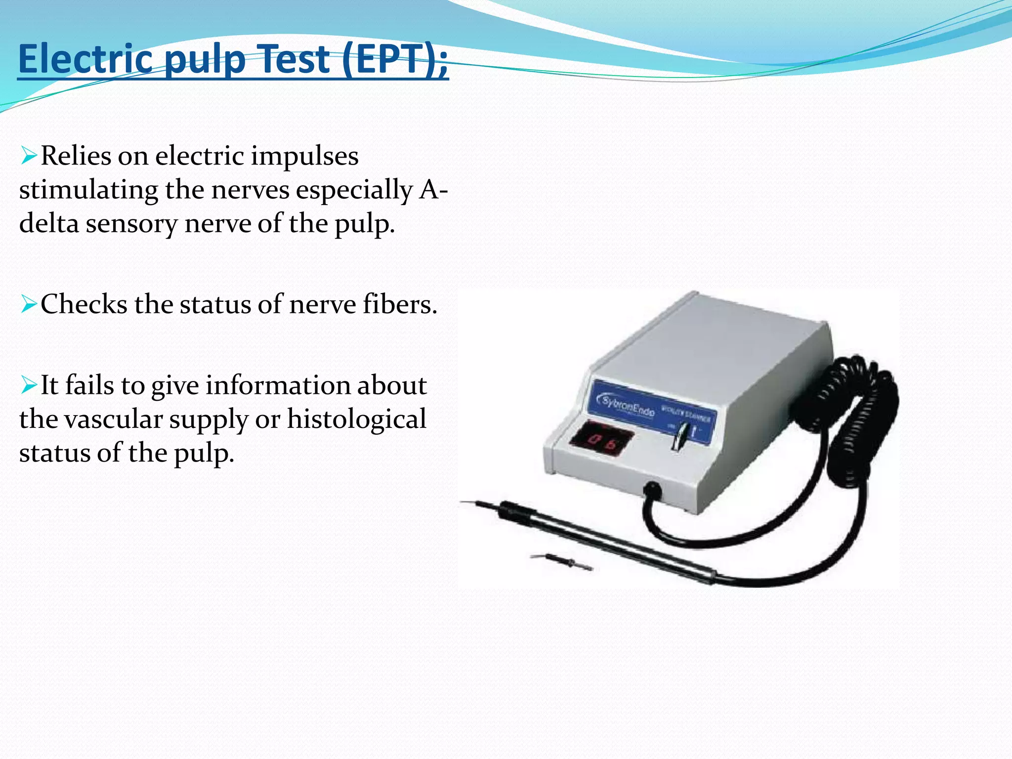 diagnosis of pulpal pathologies | PPTX