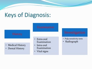 diagnosis of pulpal pathologies | PPTX